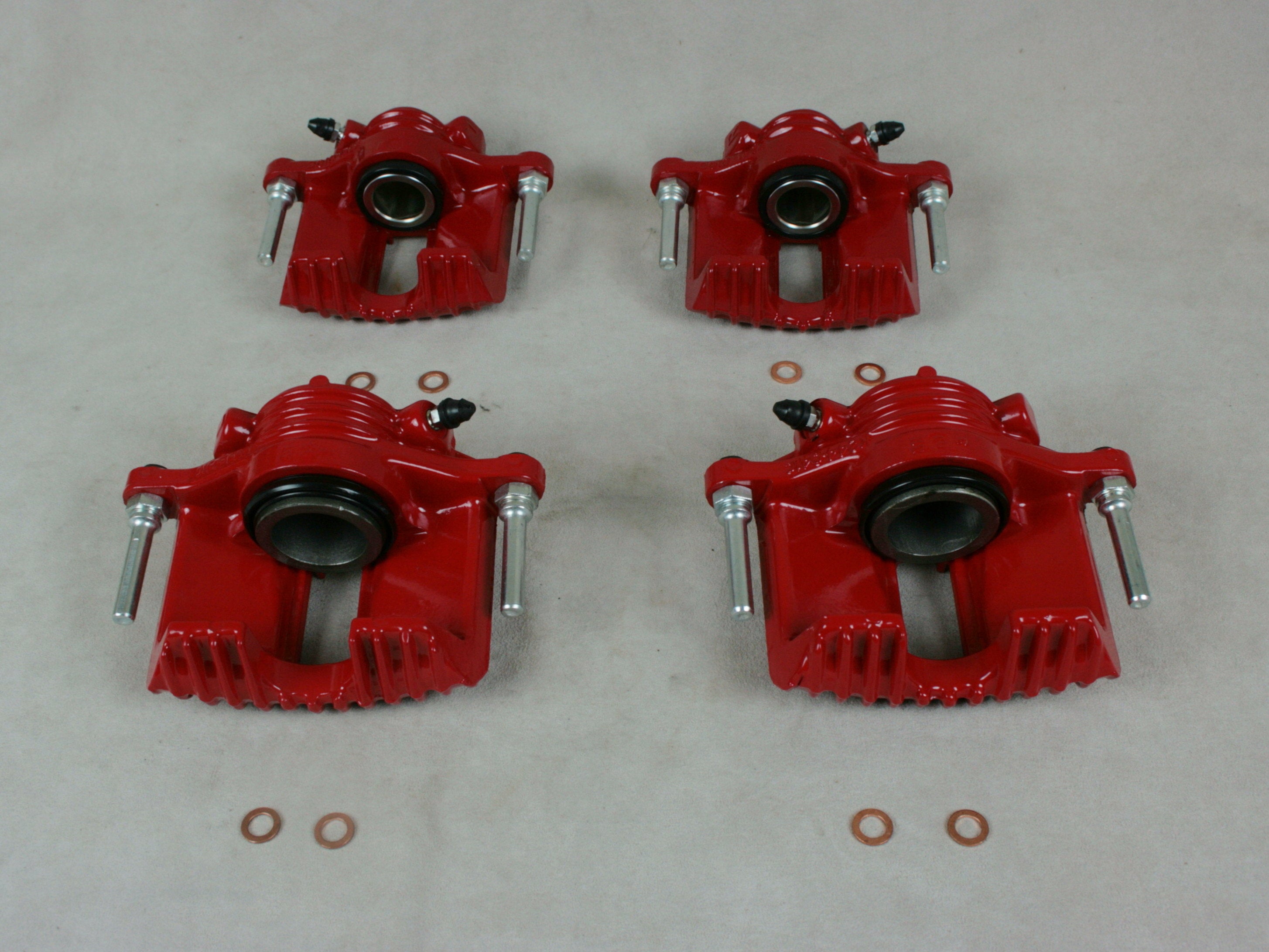 1984-1987 C4 Corvette Brake Caliper - Powder Coated Red - Remanufactur ...
