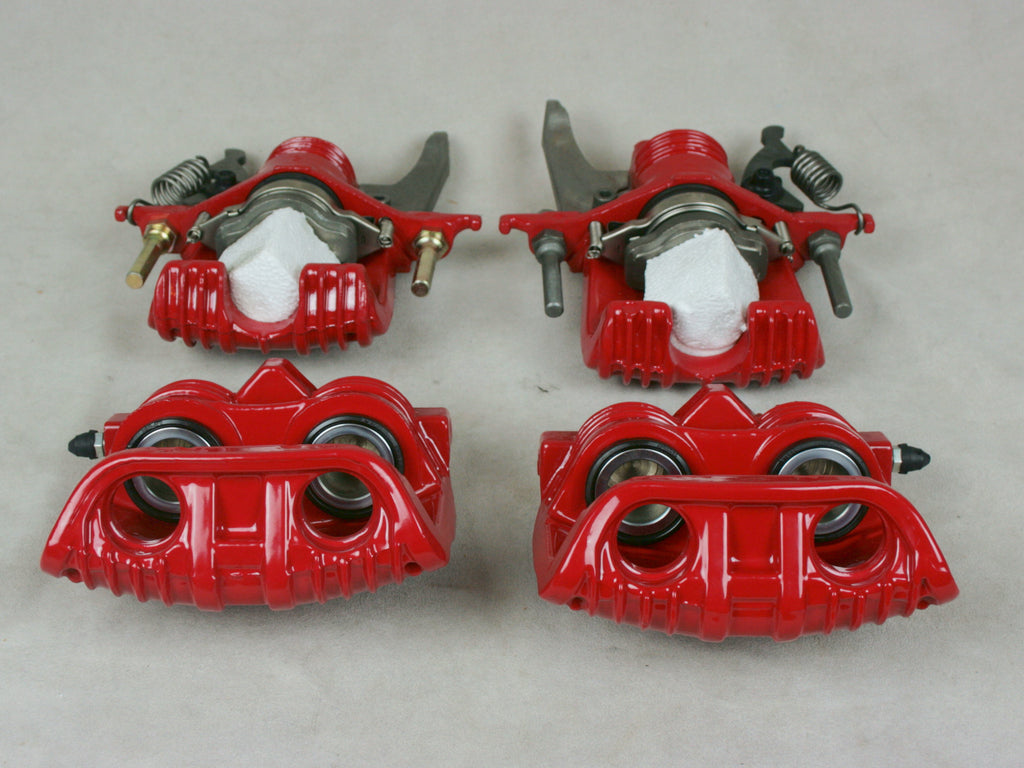 1988-1996 C4 Corvette Brake Caliper - Powder Coated Red - Standard - R ...